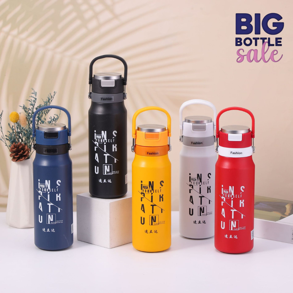 กระติกน้ำ พกพา กระบอกน้ำเก็บความเย็น ขวดน้้ำ สแตนเลส316 ขนาด 600/800/1000ml. Z-30 | Shopee Thailand