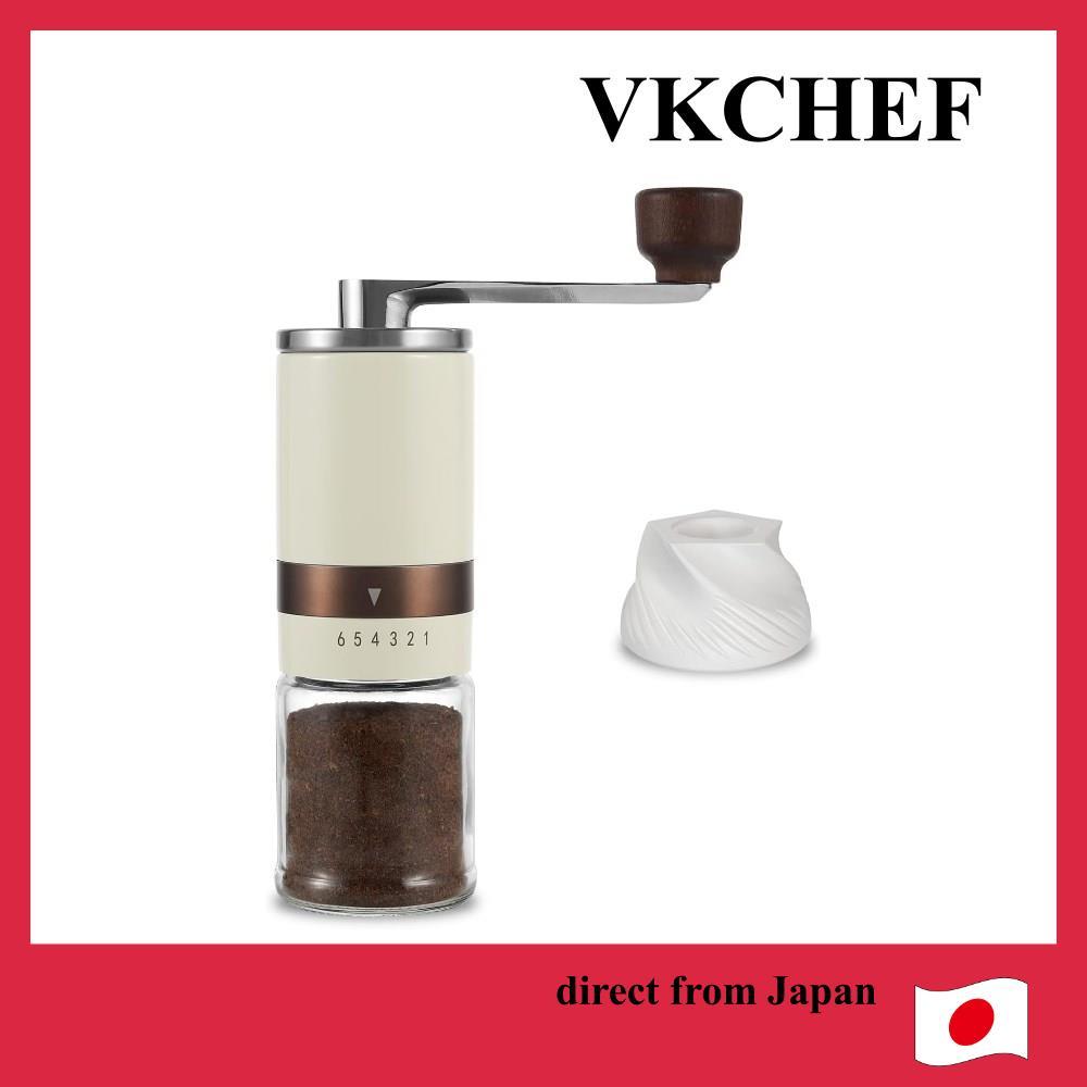 VKCHEF เครื่องบดกาแฟบดมือ เครื่องบดกาแฟ ครกเซรามิค ปรับได้ 6 องศา [ส่งตรงจากญี่ปุ่น] | Shopee ...