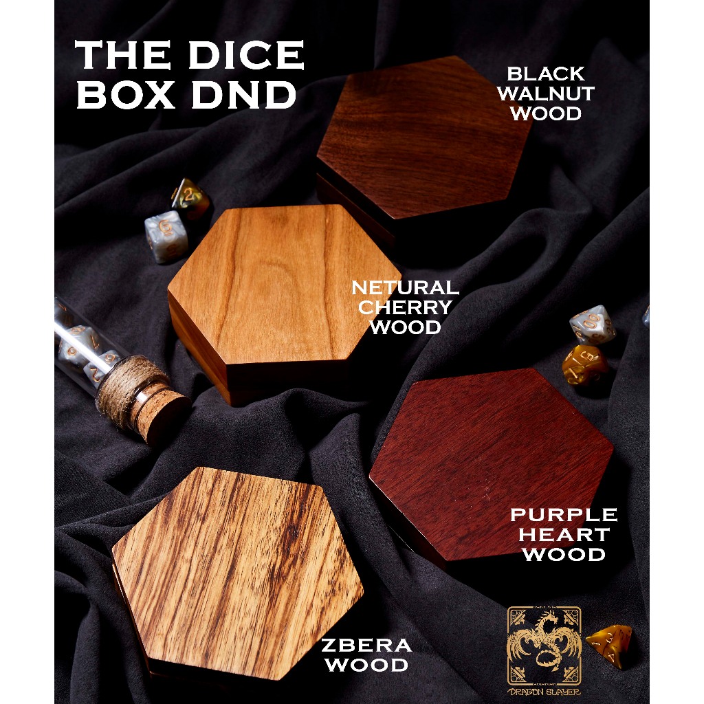 The Dice Box DnD | Dice Box DnD | Dice Vault RPG Dice Set | Dungeons ...