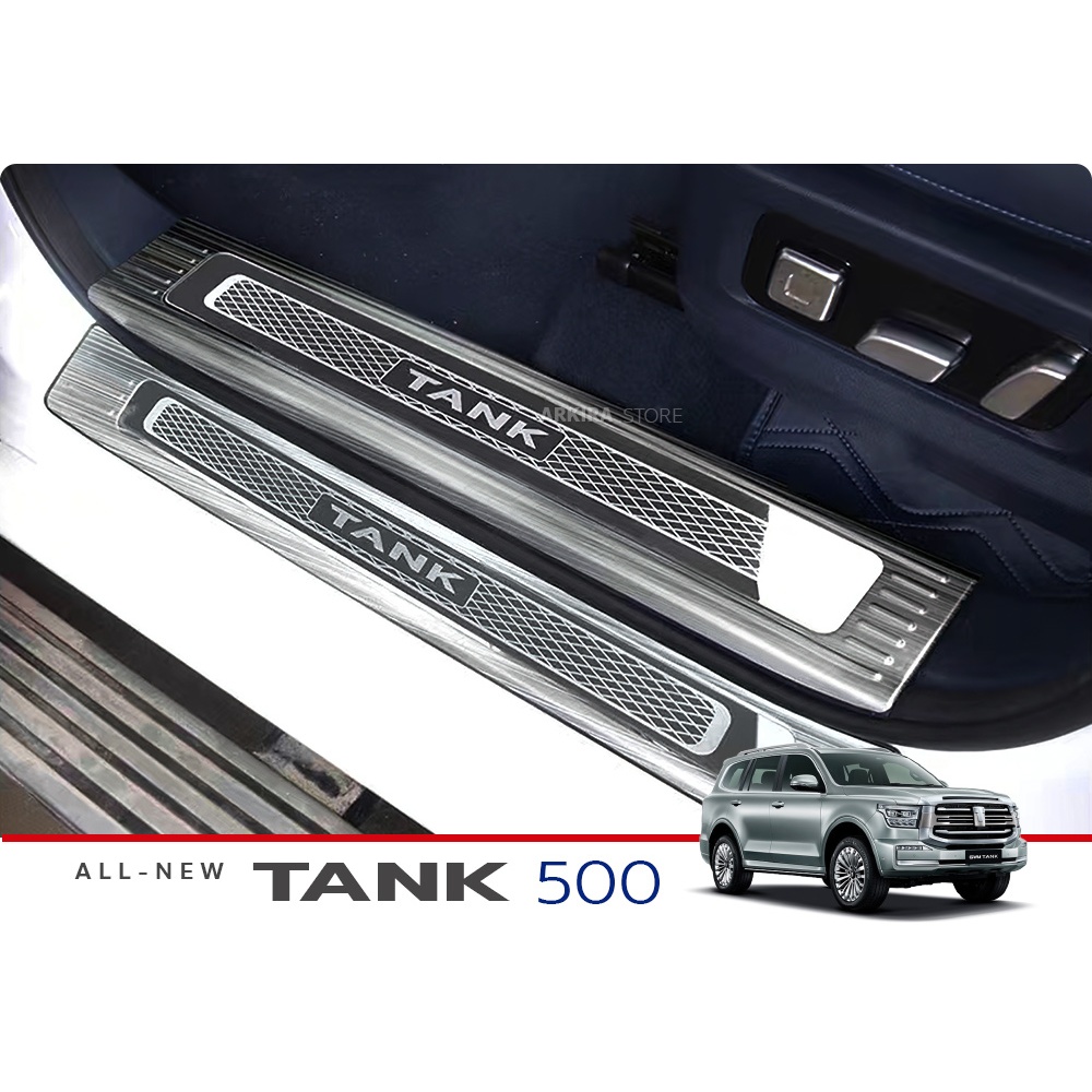 ชุด Scuff plate ภายใน aluminium 4ชิ้น GWM TANK 500 | Shopee Thailand