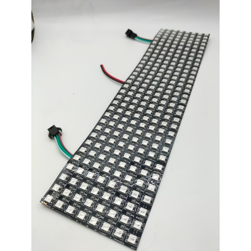 WS2812B Flexible Individually Addressable LED Metrix Panel ขนาด 8X32ไฟ ...