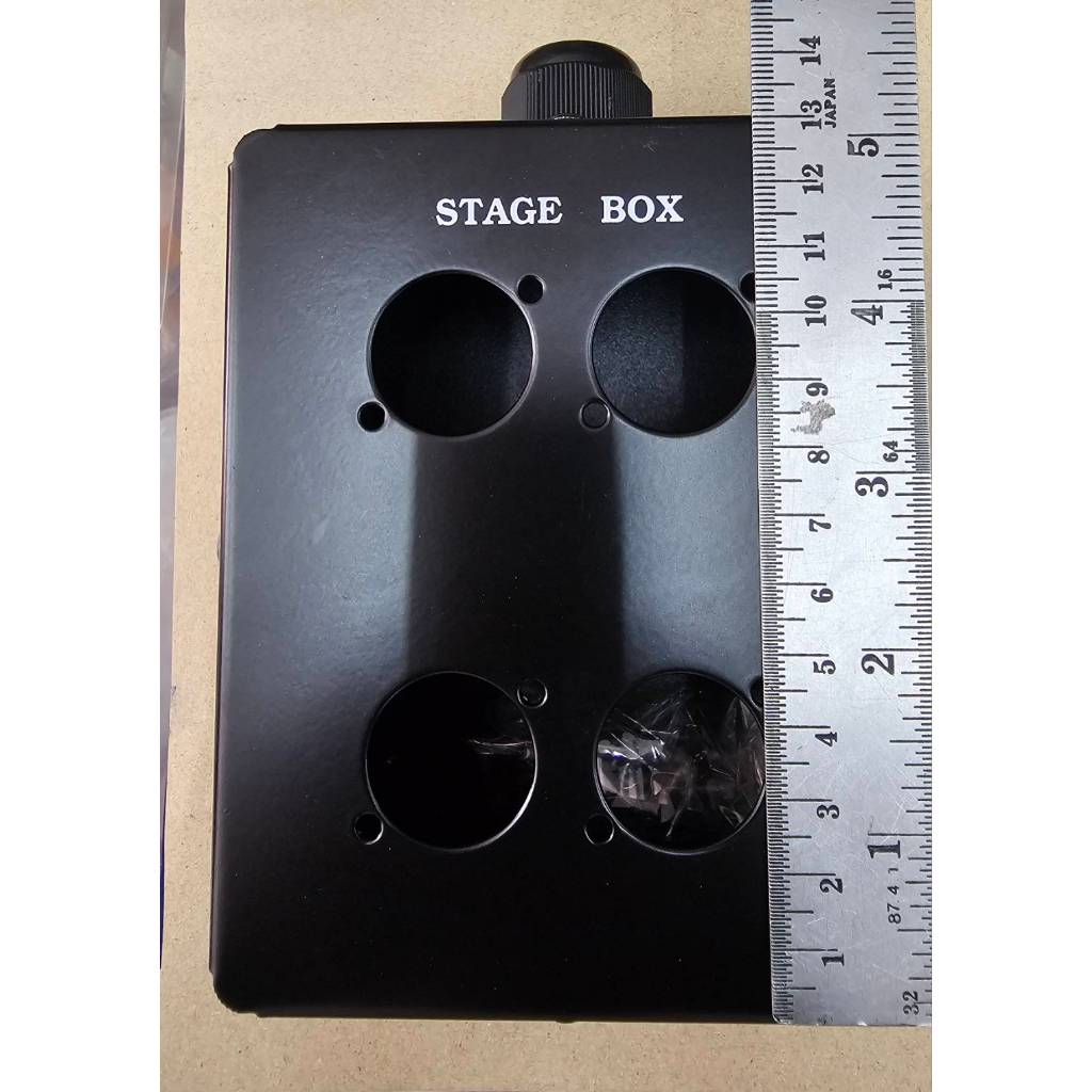 STAGE BOX 4 ช่อง สีดำ สำหรับใส่หัวแจ็ก XLR | Shopee Thailand