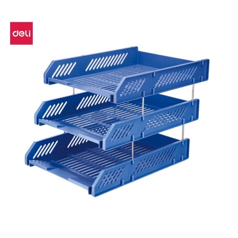 Deli ถาดวางเอกสาร 2 ชั้น No.9208 และ 3 ชั้น No.9209 (ราคาต่อ 1 ชิ้น ...