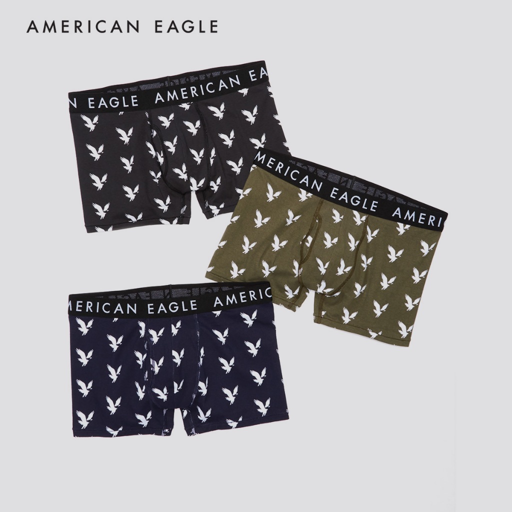 American Eagle 3" Classic Boxer Brief 3-Pack กางเกง ชั้นใน ผู้ชาย แพ็ค3ชิ้น (NMUN 023-3954-900 ...