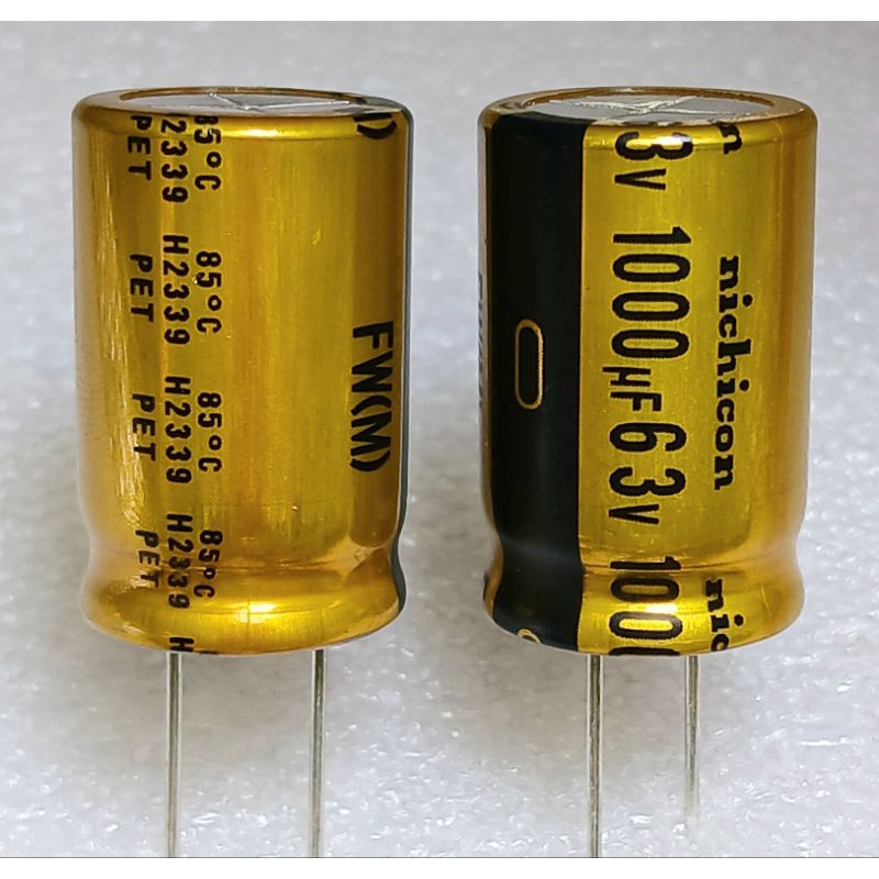 Nichicon FW 1000uf 63v capacitor ตัวเก็บประจุ คาปาซิเตอร์ | Shopee Thailand