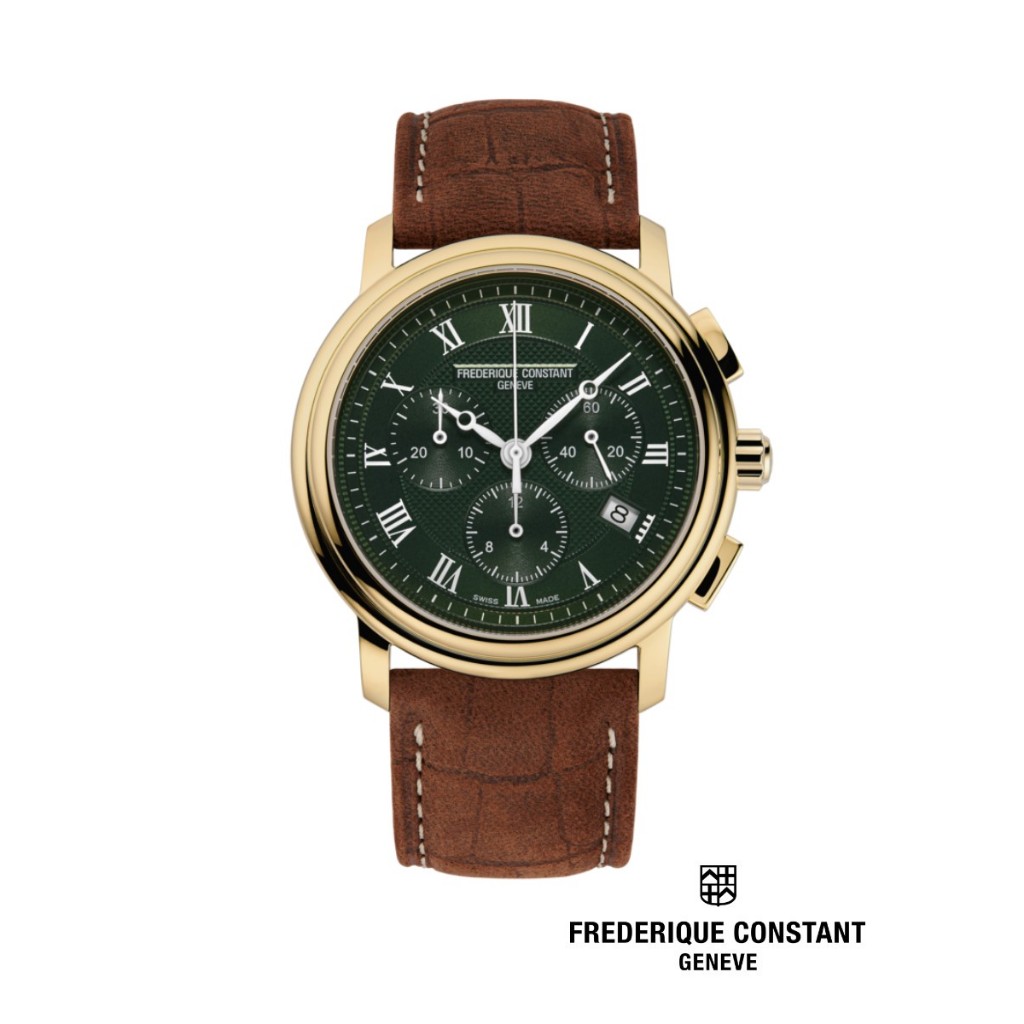 Frederique Constant Quartz FC-292MCGR4P5 Classics Chronograph Men’s ...