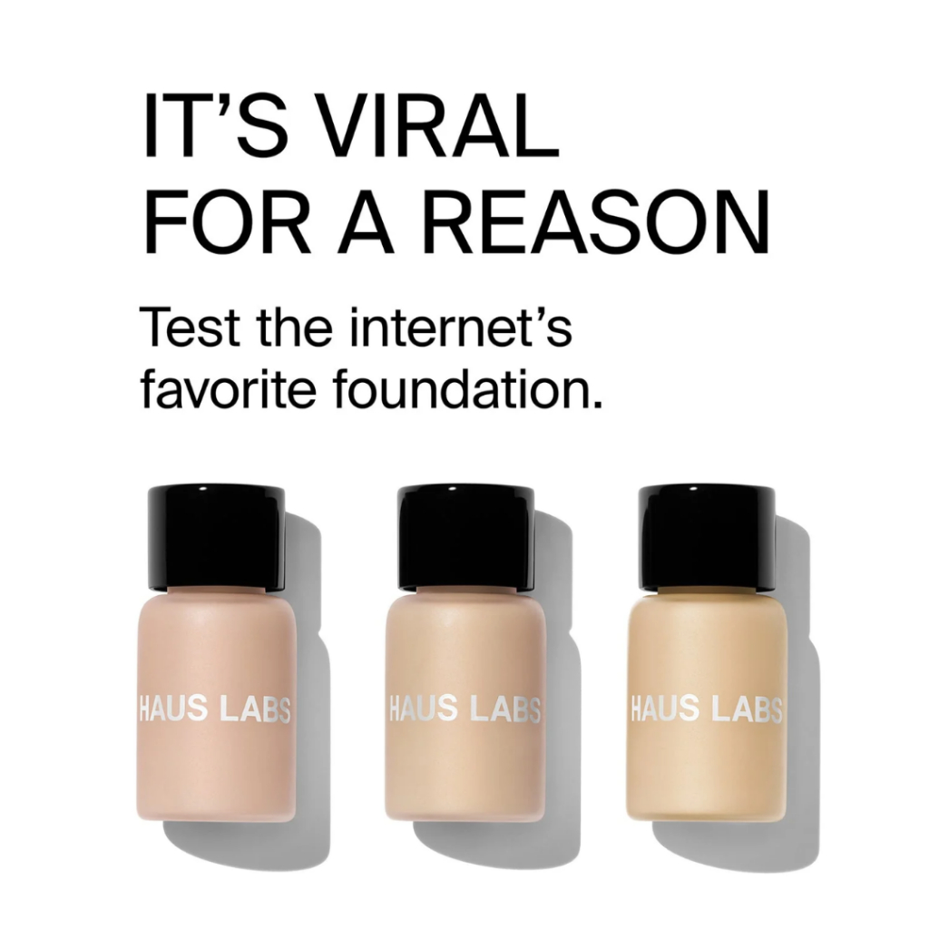 รองพื้น HAUS LABS by Lady Gaga Triclone Skin Tech Foundation # 100 ...
