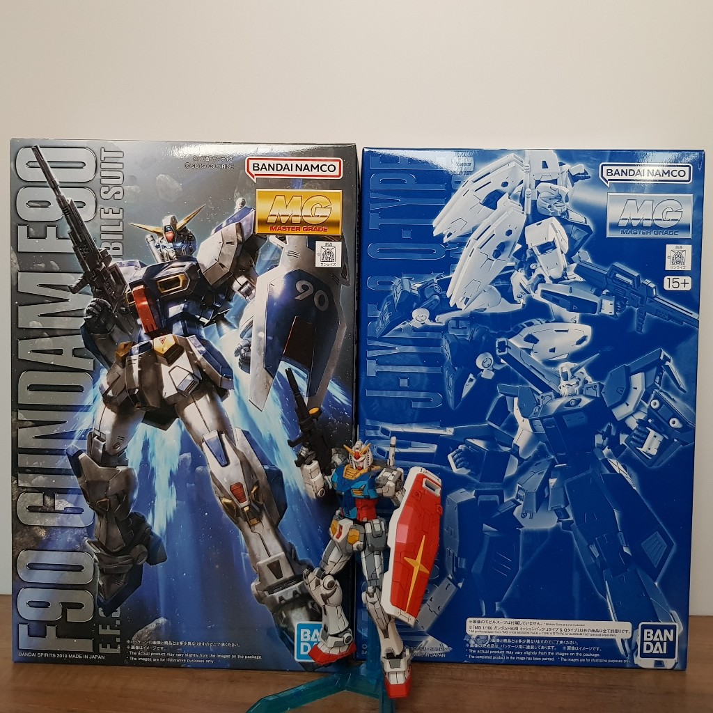 [พร้อมส่ง] MG 1/100 Gundam F90 + Mission Pack J Type & Q Type [PREMIUM ...