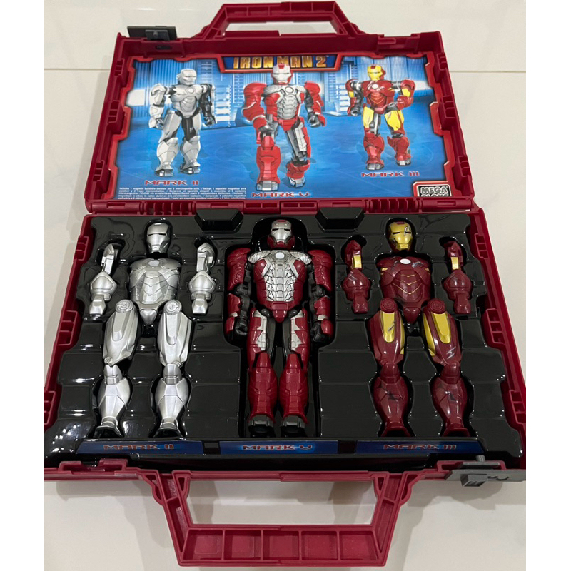 Mega Bloks : Marvel Iron man 2 Tri-Armor Iron Man&Suitcase กระเป๋าใส่ ...