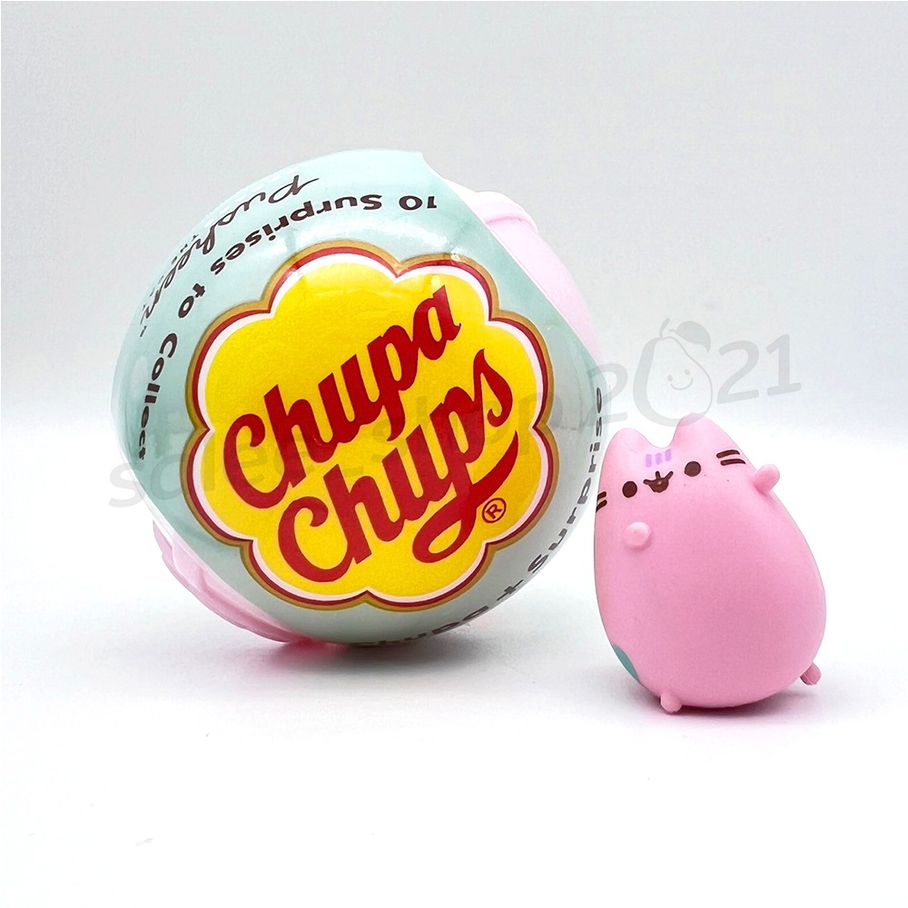 ฟิกเกอร์ (แยกขาย) แมว Pusheen The Cat : Chupa Chups Surprise (แยกตัว ...