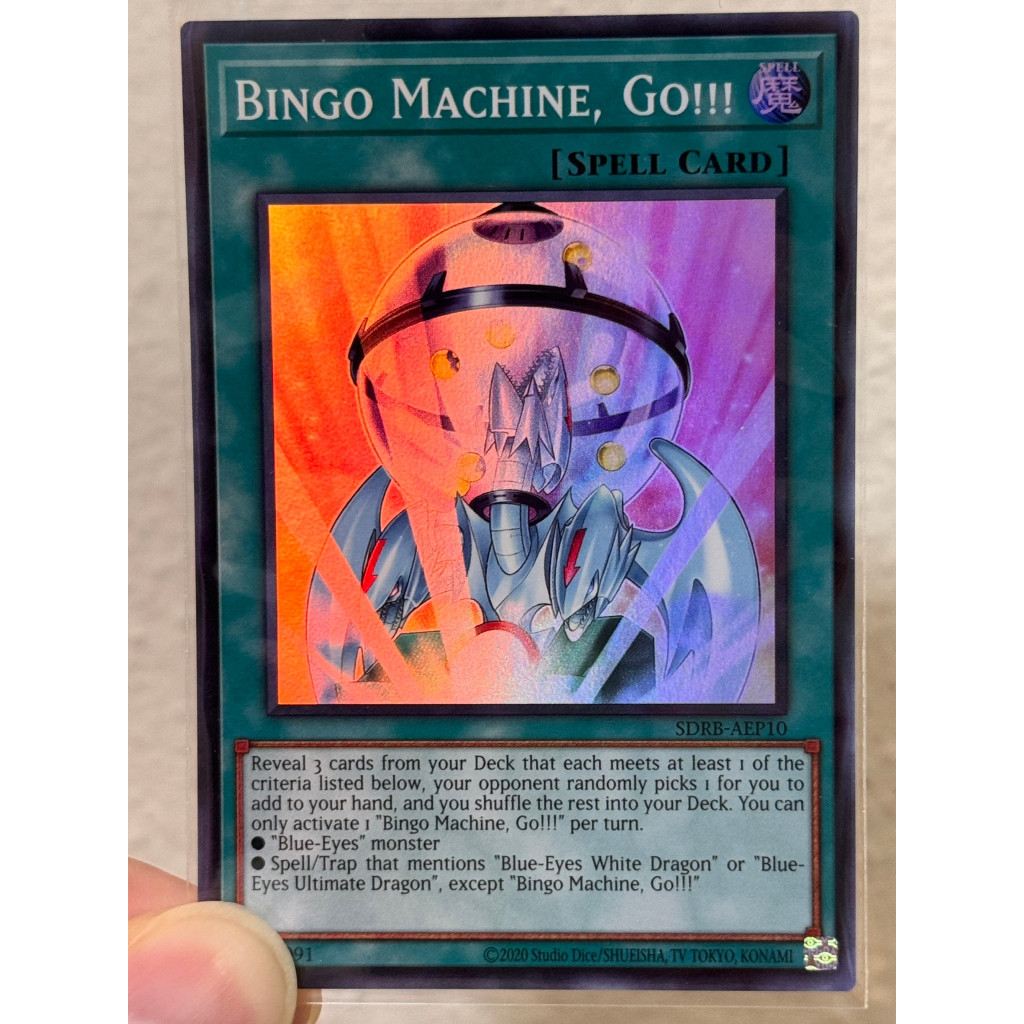 Yugioh SDRB-AEP10 Bingo Machine, Go!!! (SR) OCG Asia ENG การ์ดยูกิแท้ ...