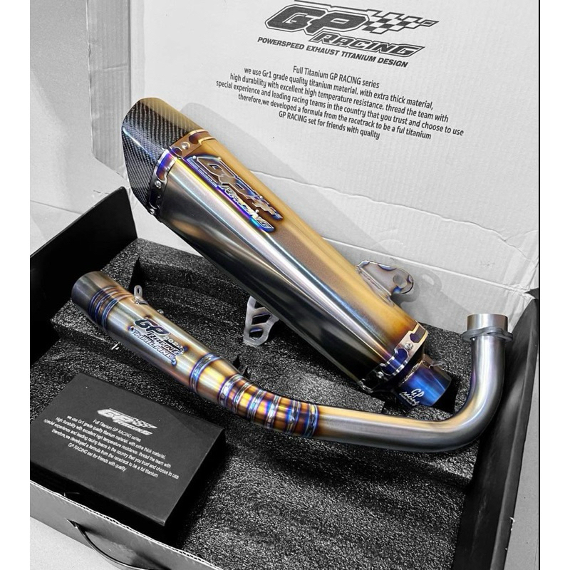 GP Racing Full Titanium ทรงกรวย Forza350 | Shopee Thailand