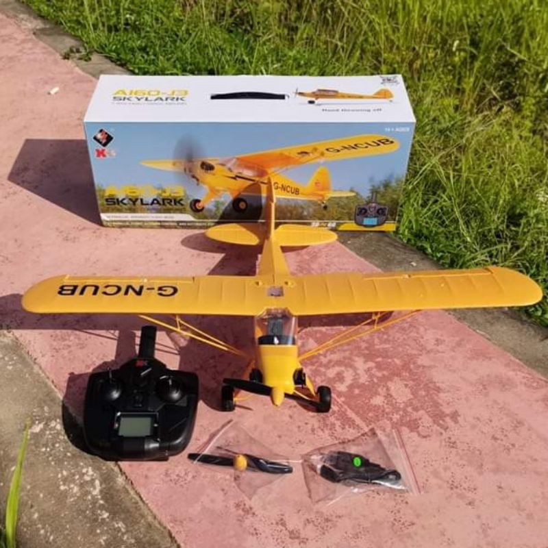 เครื่องบินบังคับ Wltoys XK A160-J3 SKYLARK 3D/6G เครื่องบิน G-NCUB EPP 650mm Wingspan RC ...