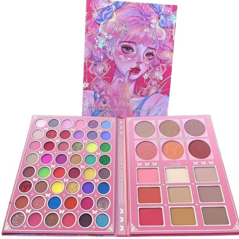 พาเลทอายแชโดว์ Rinnlie SHADOW & LIGHT & SHADOW BLOSHER FL-104 | Shopee ...