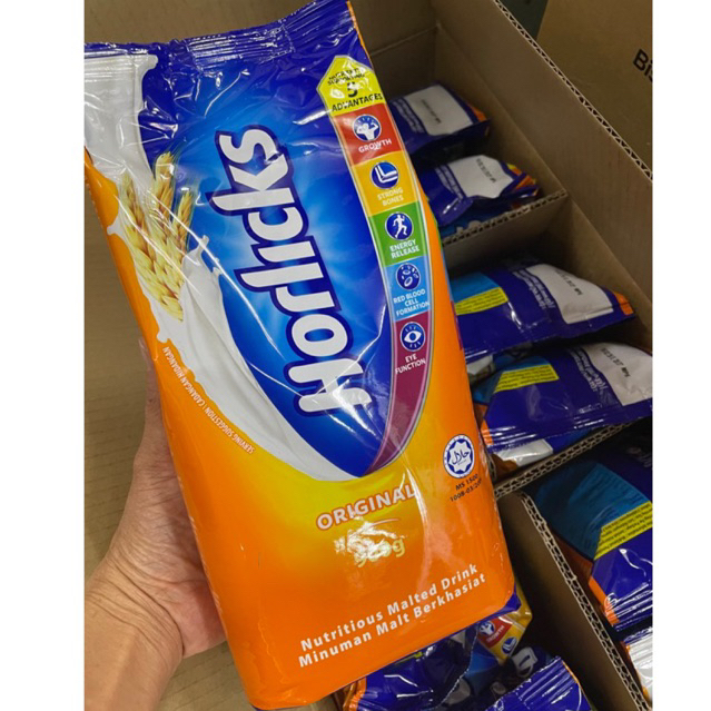 Horlick ฮอร์ลิคส์ ผงมอลต์สกัต ชงพร้อมดื่ม 900 กรัม | Shopee Thailand