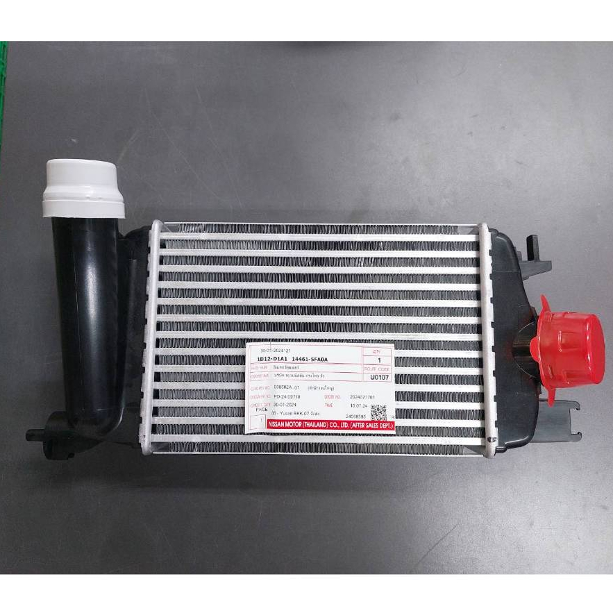 อินเตอร์คูลเลอร์ NISSAN ALMERA TURBO N18 14461-5FA0A CHARGE AIR COOLER ...