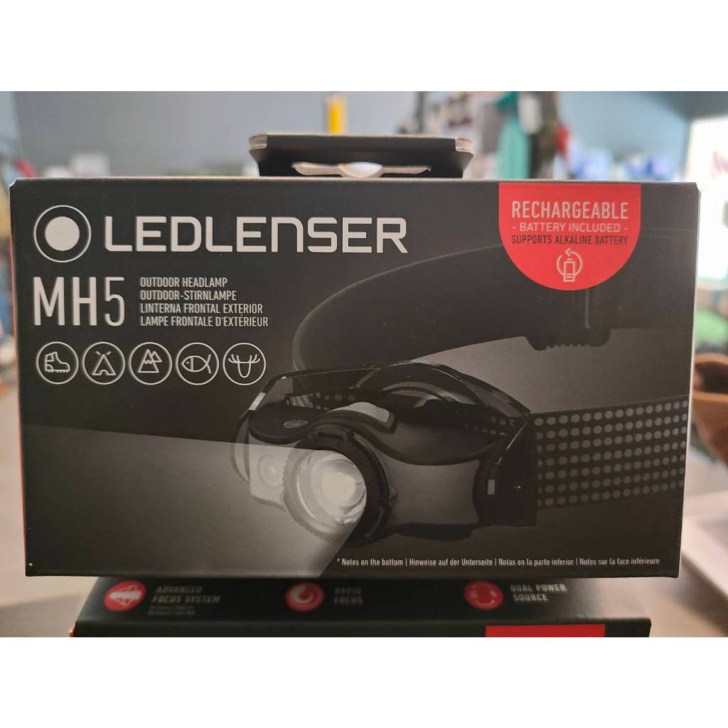 Ledlenser MH5 / Black & Gray เป็นไฟฉายในซีรี่ส์ MH ที่มีจุดเด่นของความ ...
