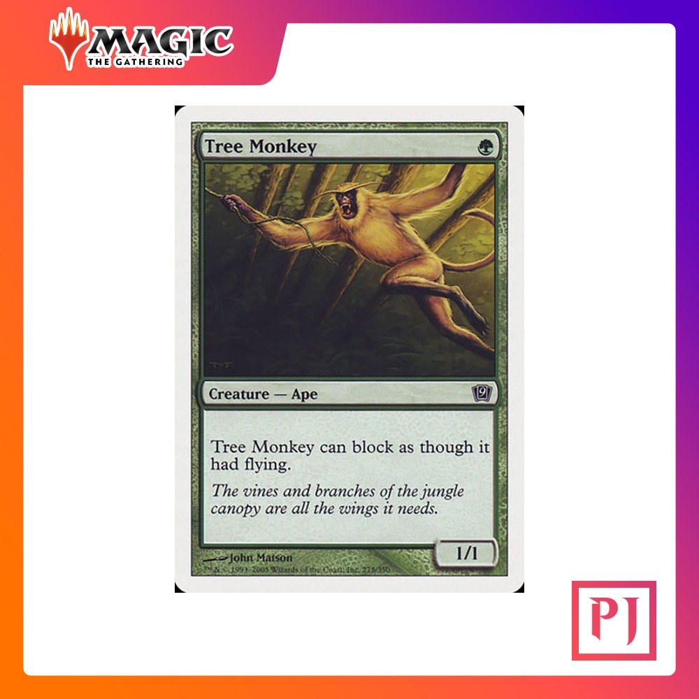 [MTG] Tree Monkey [9TH] [GREEN] [COMMON] [NORMAL] [ENG] (การ์ดเมจิค ...