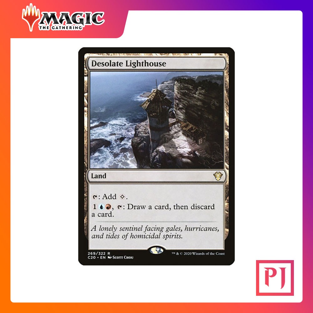 [MTG] Desolate Lighthouse [C20] [LAND] [RARE] [NORMAL] [ENG] (การ์ดเม ...