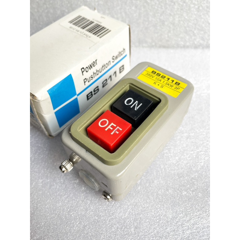 (แพ็ค1ชิ้น) BS-211B 10A , BS-216B 15A , BS-230B 30A ,3P 500V 3.7KW ...