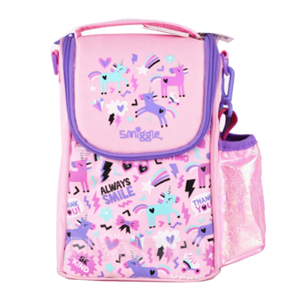 พร้อมส่ง Smiggle Lunch Box With Strap กล่องอาหารสมิกเกอร์แบบมีสาย พร้อม ...