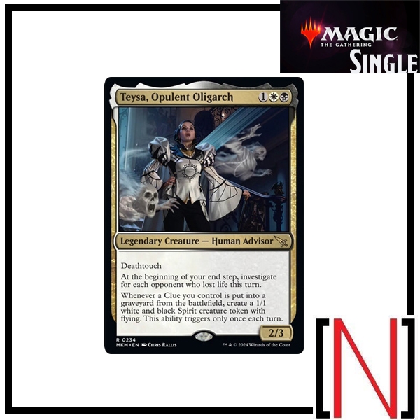 [MTG][Single][MKM] Teysa, Opulent Oligarch ระดับ Rare [ภาษาอังกฤษ ...