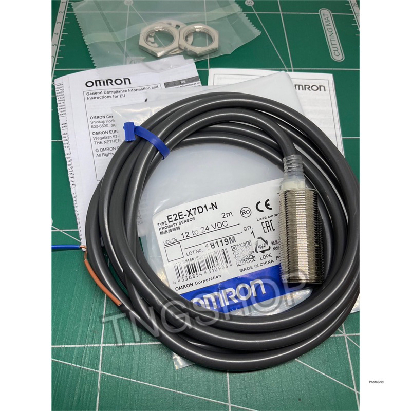 เซ็นเซอร์E2E-X7D1-N ขนาด18มิล Proximity sensor เซ็นเซอร์จับโลหะ 2สาย DC ...