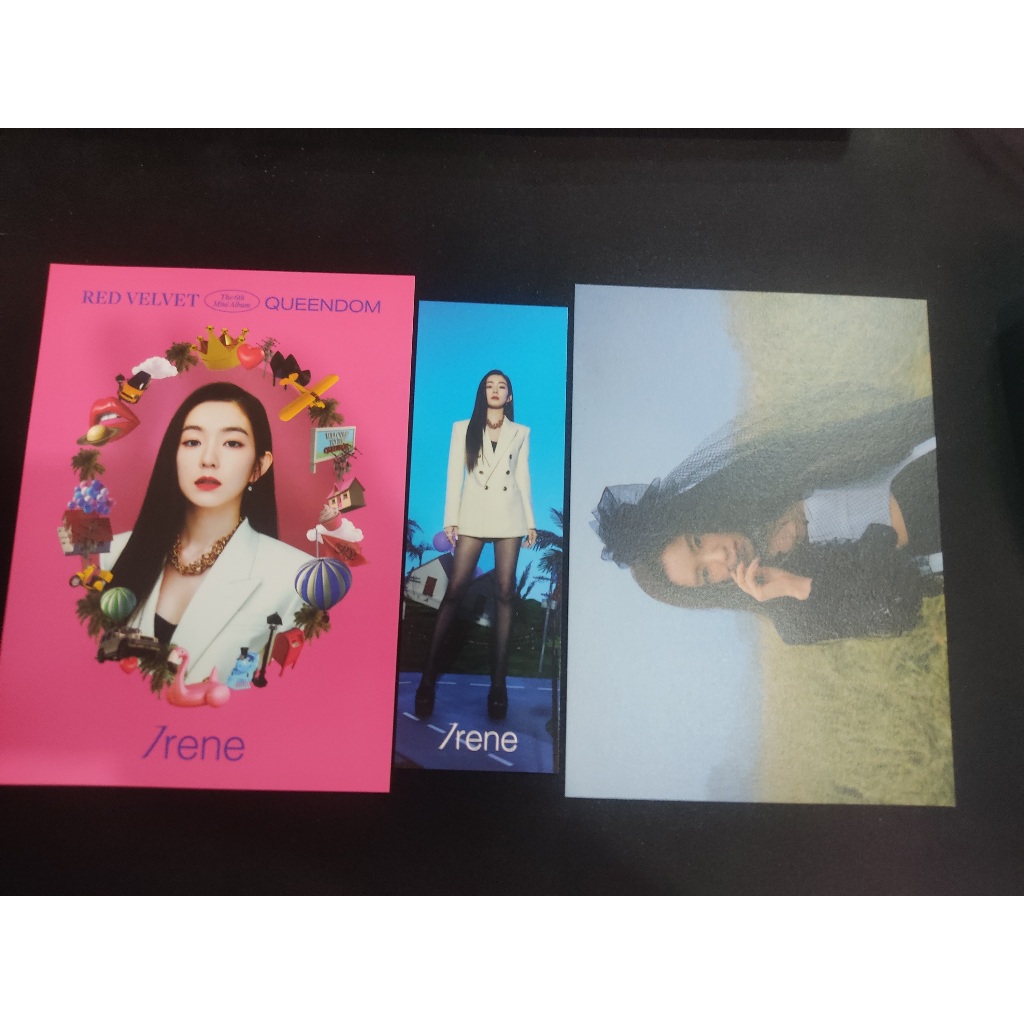 Red Velvet Irene Set (Portrait Card, Postcard, Bookmark) อัลบั้ม ...