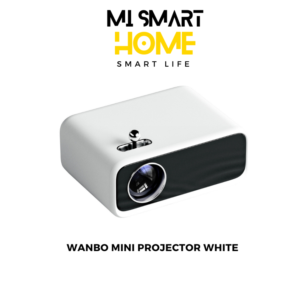 Wanbo Mini Projector White เครื่องฉายโปรเจคเตอ ลำโพงในตัว ความชัดHD ...