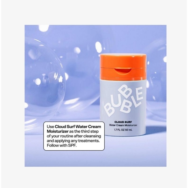 Bubble Skincare สูตร Cloud Surf Water Cream Moisturizer 50 ml | Shopee ...