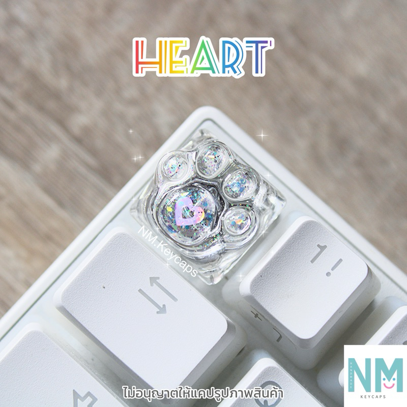Keycaps Meow Hologram สำหรับ Mechanical Keyboard | Shopee Thailand