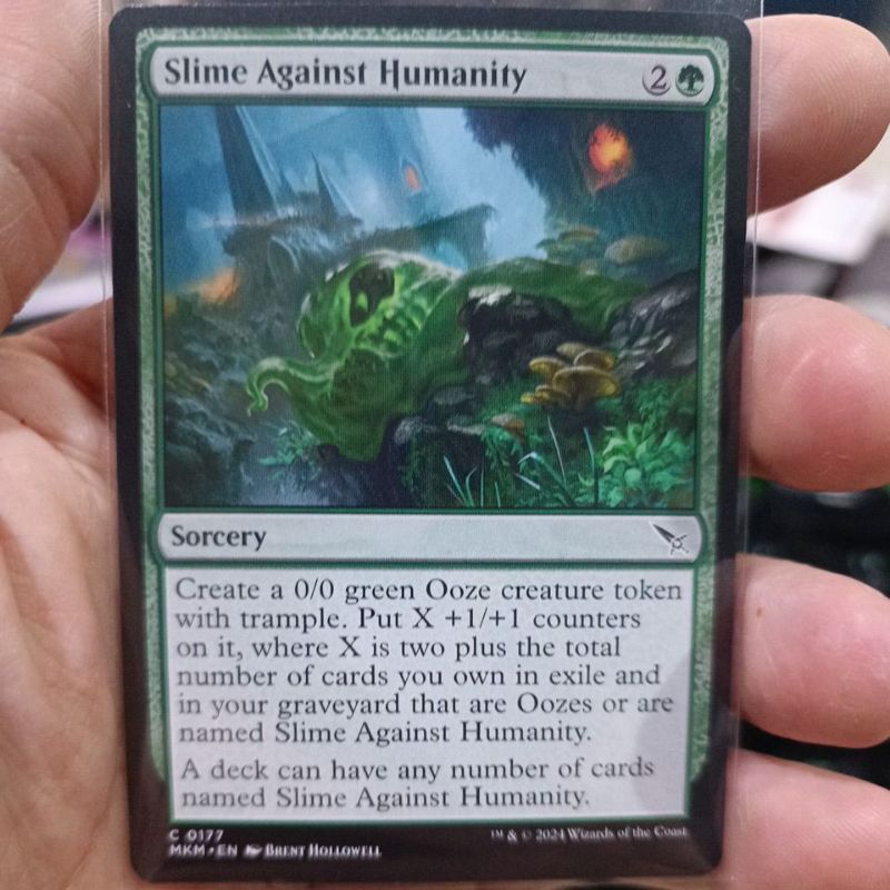 Slime Against Humanity MTG Single Card | Shopee Thailand