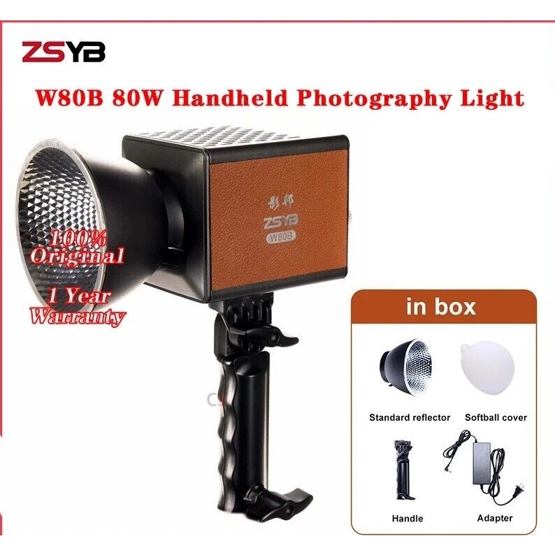 รุ่นใหม่ ไฟถือ ZSYB W80B Bi-Color 2700-6500k ไฟต่อเนื่อง LED Video ...