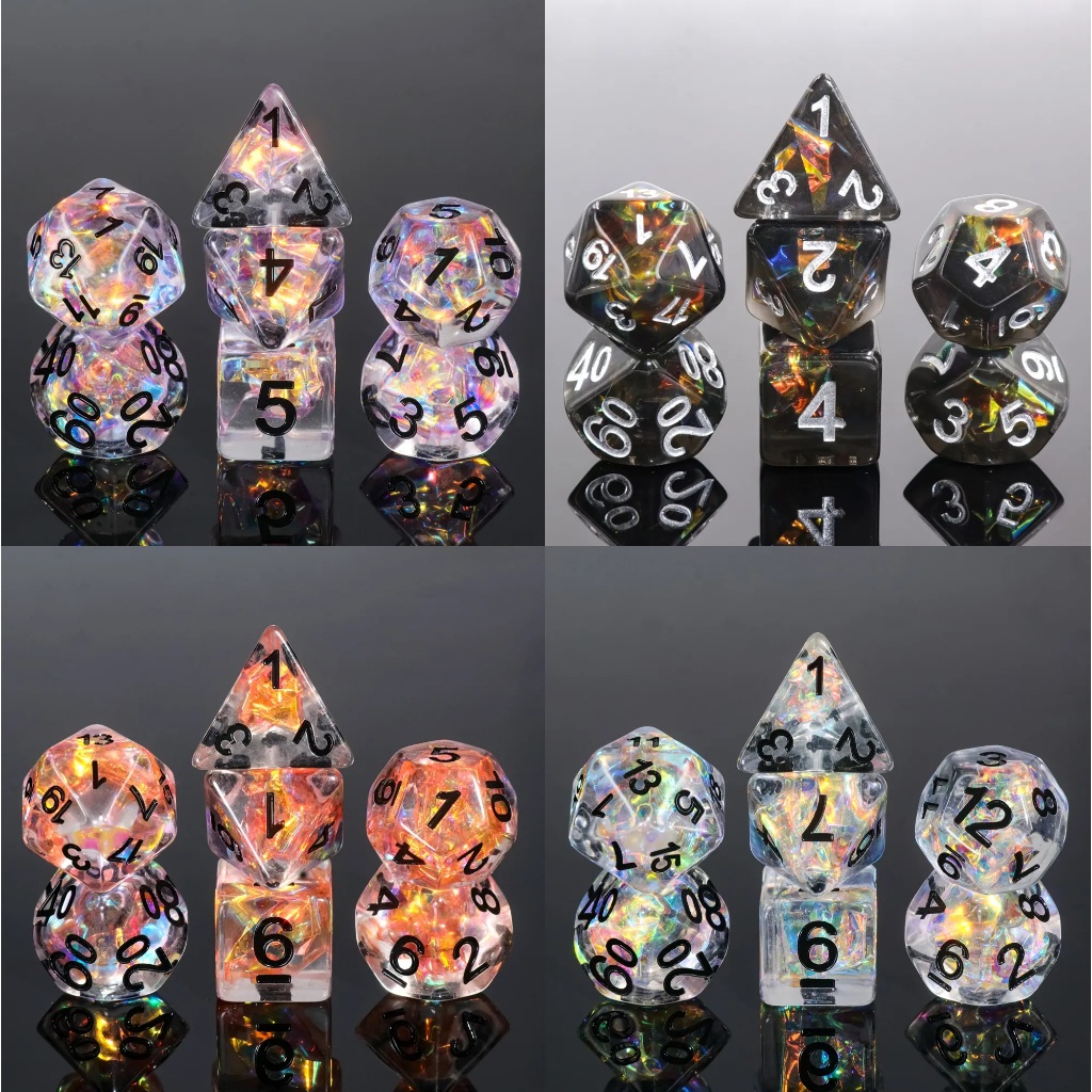 ลูกเต๋า Dice Set of 7 | For DnD D&D MTG RPG TRPG Boardgames เกมกระดาน ...