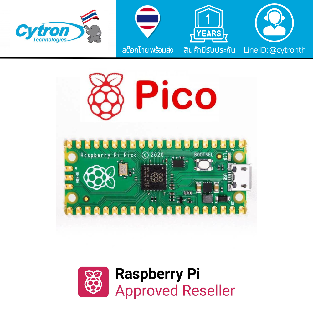 Raspberry Pi Pico Microcontroller Board | Shopee Thailand
