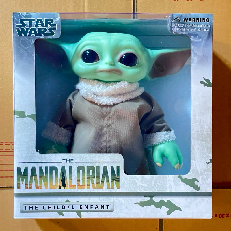 Stars Wars The Mandalorian Baby Yoda Grogu Plush Doll The Child 25 cm ...
