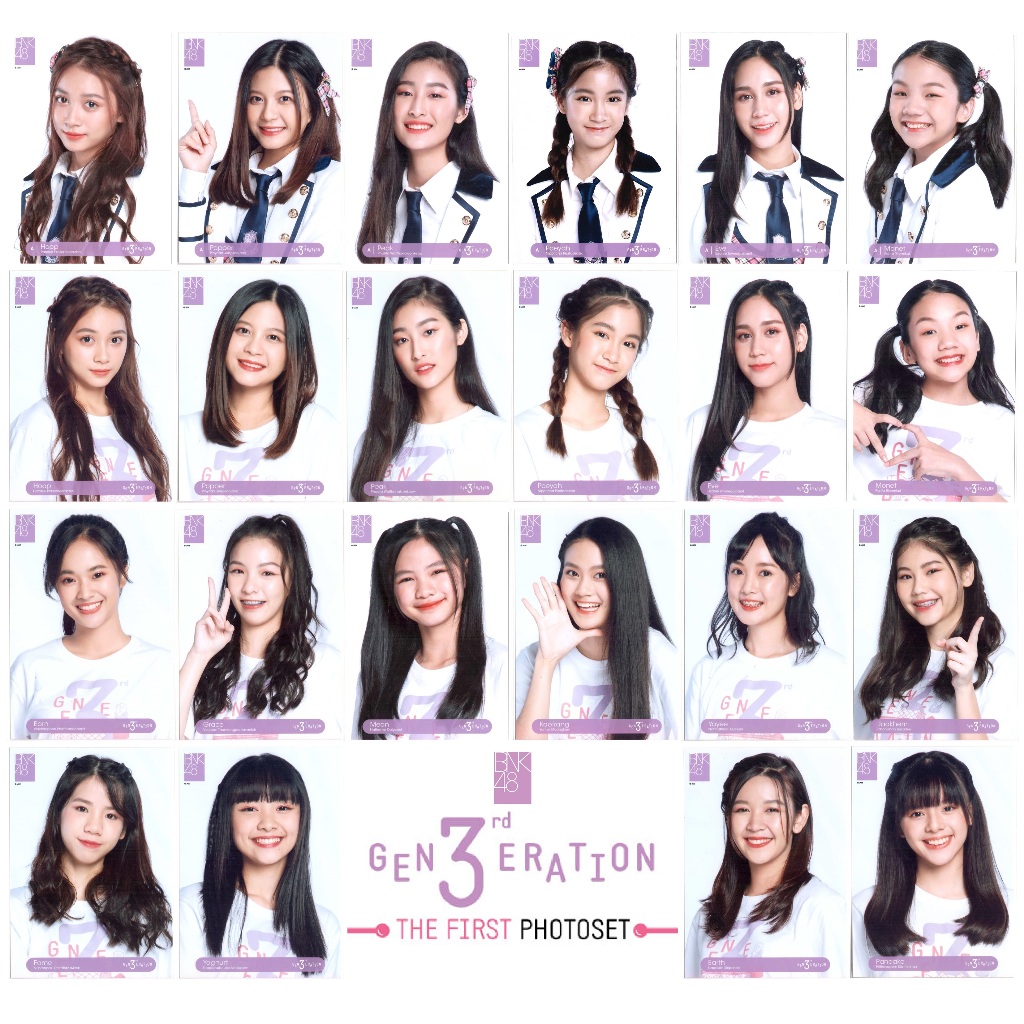 [คอมพ์][2/2] BNK48 3rd generation debut photoset เดบิวต์ รุ่น 3 ฟูล full comp | Shopee Thailand
