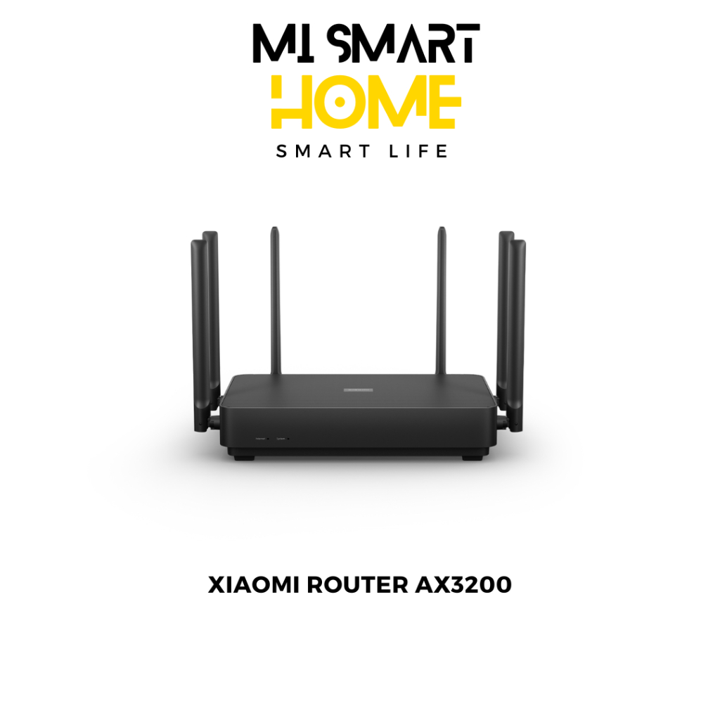 Xiaomi Router AX3200 เราเตอร์ไร้สาย Wi-Fi 6 ย่านความถี่คู่ อุปกรณ์รับ ...