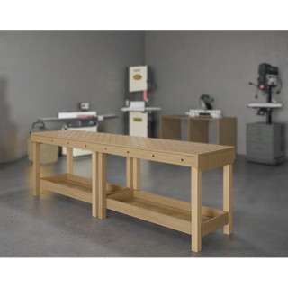 โต๊ะ WorkBench โต๊ะทำงานเอนกประสงค์ ทำงานฝีมือ ทำงานไม้ ไม้ยางพารา Made ...