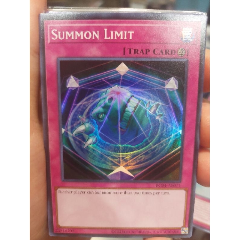 Yugioh Asia English: Summon Limit RC04-AE071 ระดับ Super Rare การ์ดยูกิ ...