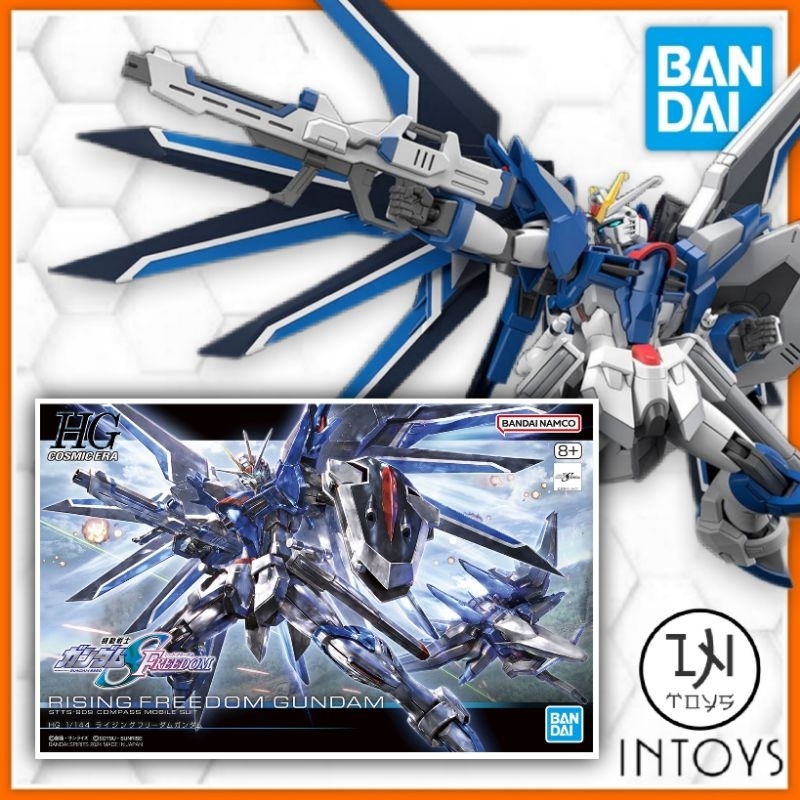 BANDAI - (HG) 1/144 RISING FREEDOM GUNDAM ( Gunpla / Gundam Plastic Kits) | Shopee Thailand