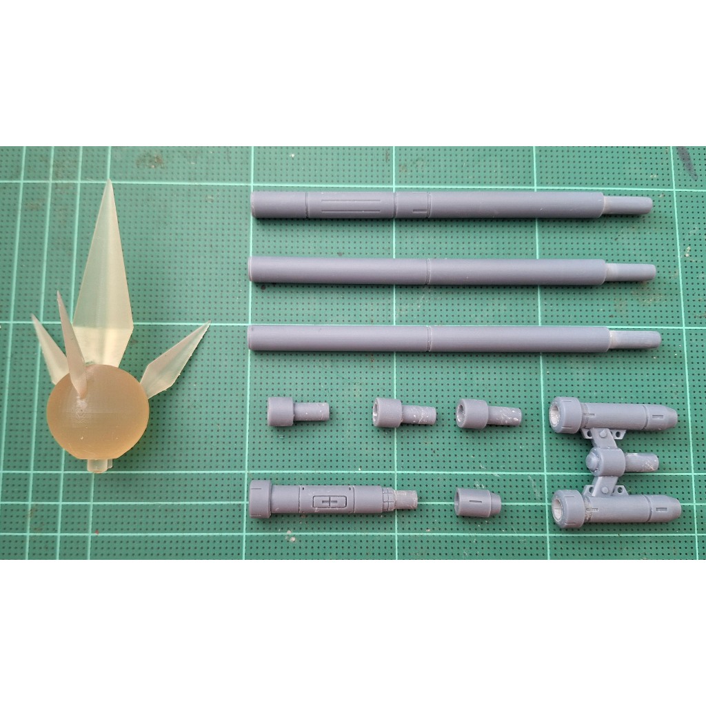 1/48 Weapon Series : Hyper Bazooka , Beam Javelin , Hyper Hammer ...