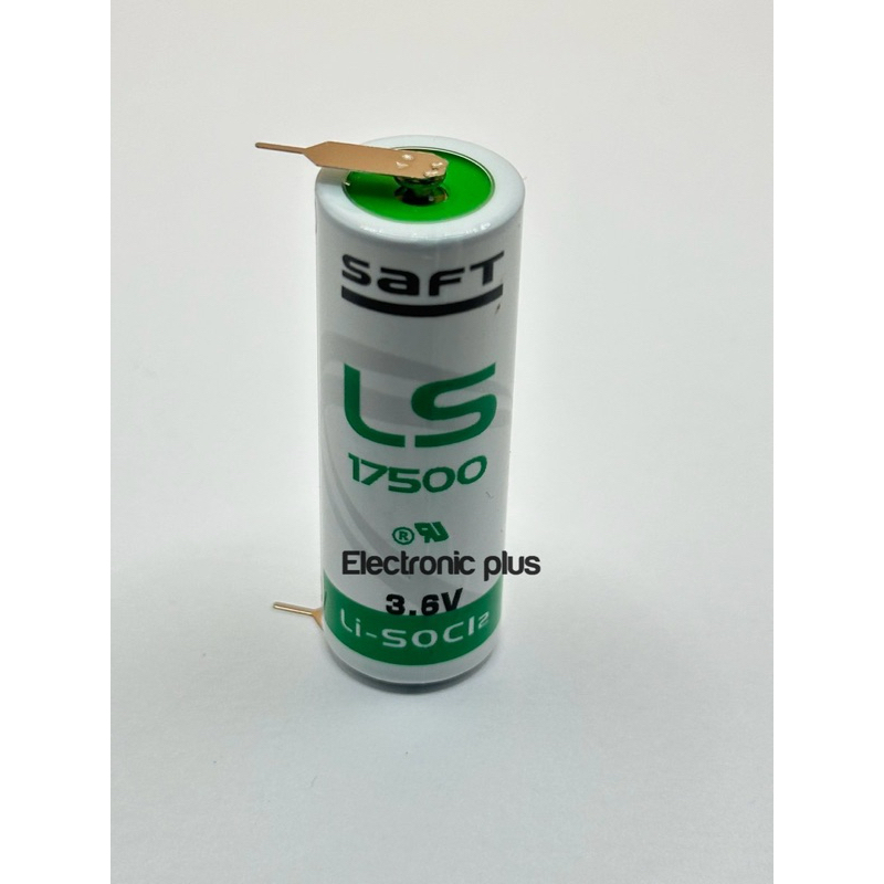 ใหม่แท้ SAFT LS17500 LS 17500 3.6V มีขา 1100MAH แบตเตอรี่ PLC แบตเตอรี่ ...