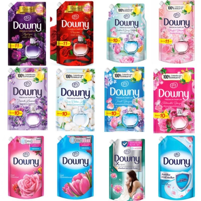 Downy น้ำยาปรับผ้านุ่มดาวน์นี่ สูตรเข้มข้นขนาด 1.1-1.2 ลิตร | Shopee ...