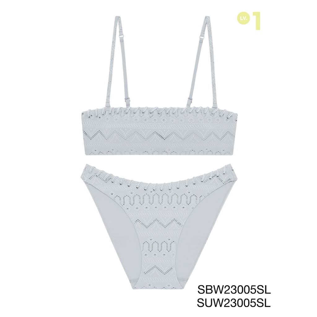 Sabina ชุดว่ายน้ำ SWIM SS 24 Sandra รหัส SBW23005SL+SUW23005SL สีเทา ...