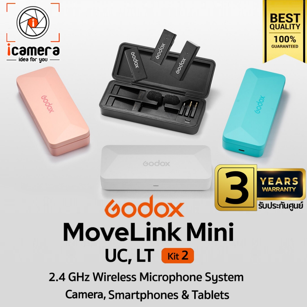 Godox Microphone MoveLink Mini ,Wireless Microphone 2.4GHz สำหรับ ...