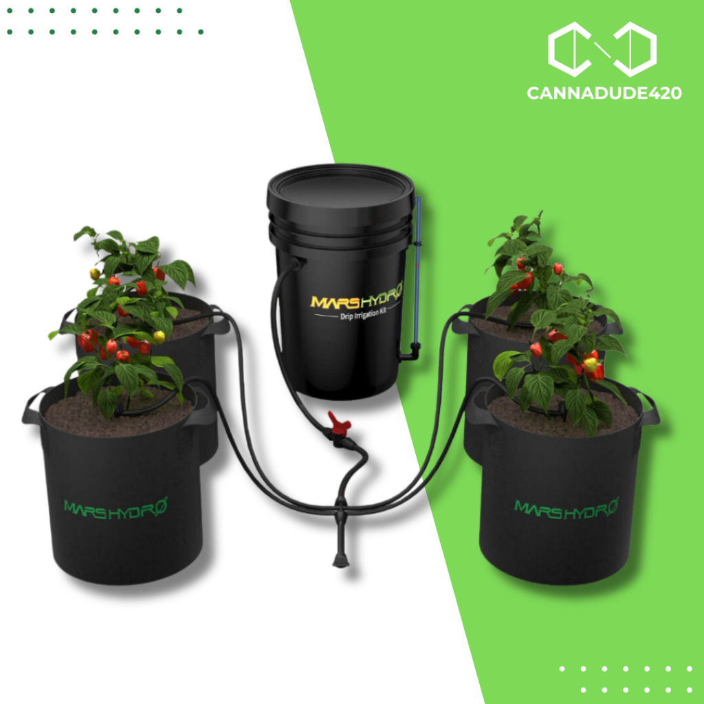 [ส่งฟรี] Mars Hydro Drip Irrigation Kit 5-Gallon Bucket Watering System ...