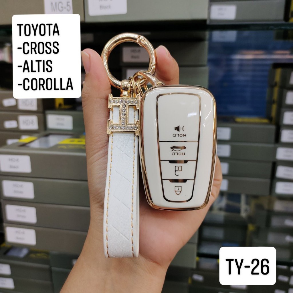 เคสกุญแจรถยนต์ TPU รุ่น TOYOTA -CROSS -ALTIS -COROLLA พร้อมพวงกุญแจ จัด ...