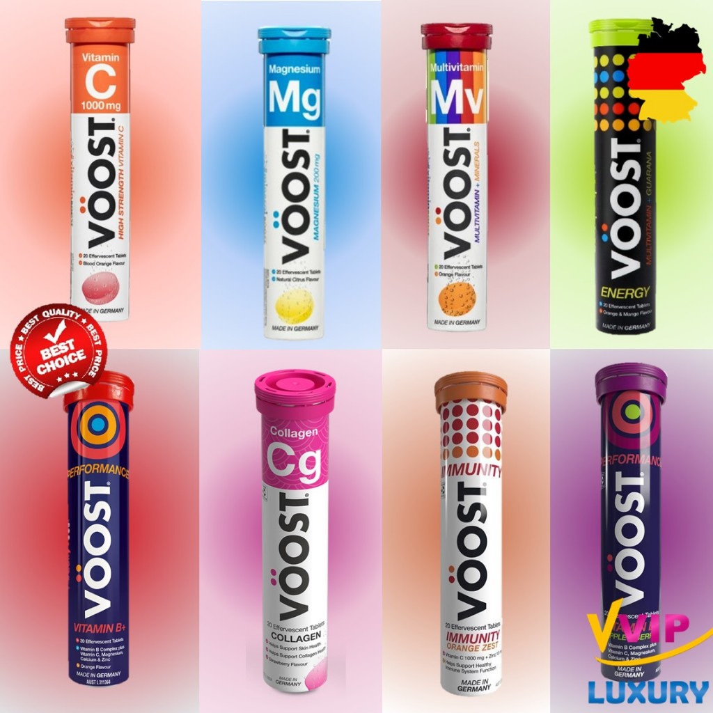 voost เม็ดฟู่ grade premium จากเยอรมัน Vitamin C / Multi vitamin ...