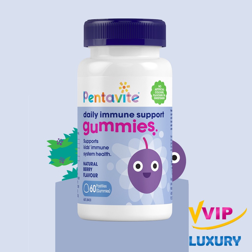 กัมมี่เด็ก Pentavite daily multivitamin / Immune 60 gummies kids ...
